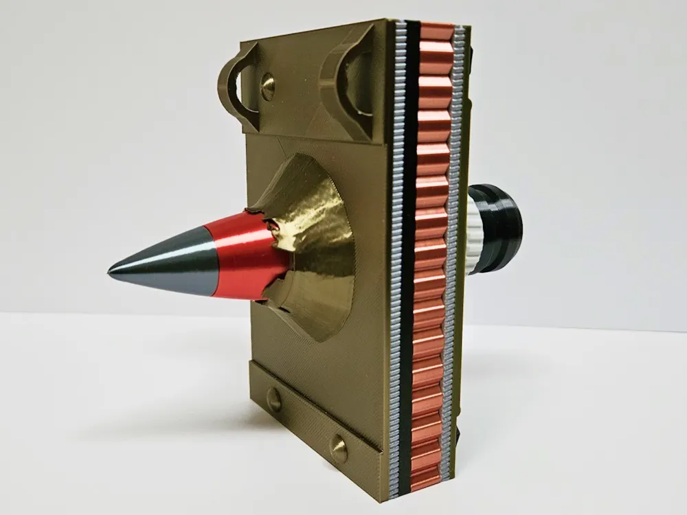 A-10 Warthog Tank Armor Penetration Cross Section - Free 3D Print Model ...