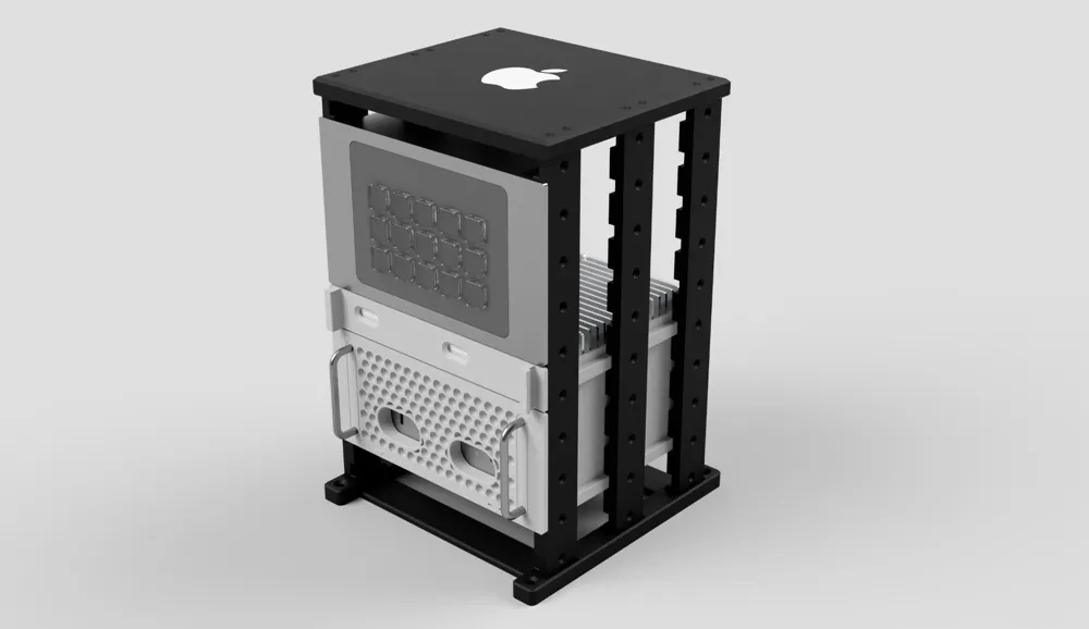 Mac mini "Rack Pro" set for M4 Mac mini + add-ons by Jerrod H ...