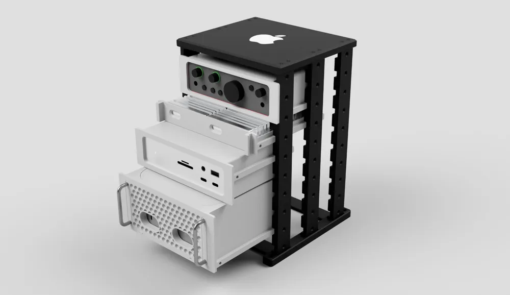 Mac mini "Rack Pro" set for M4 Mac mini + add-ons by Jerrod H ...