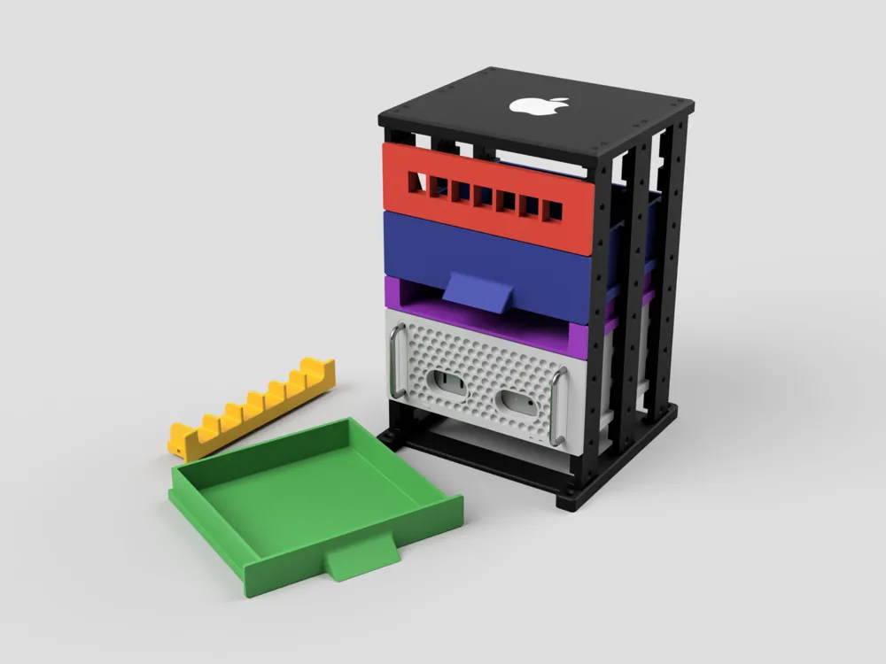 Mac mini "Rack Pro" set for M4 Mac mini + add-ons by Jerrod H ...