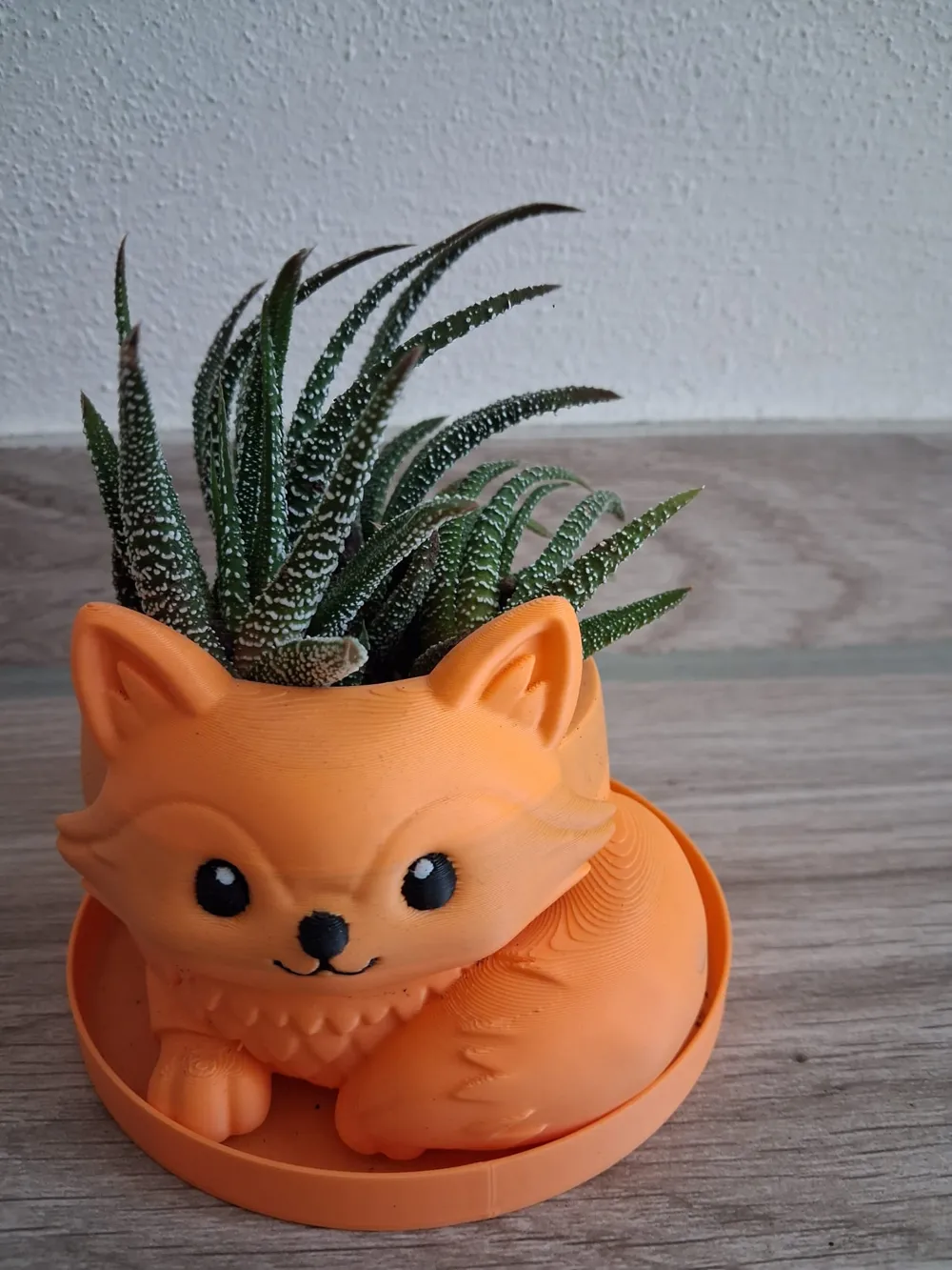 Cute Fox Planter – Kawaii Self-Watering - Free 3D Print Model - MakerWorld