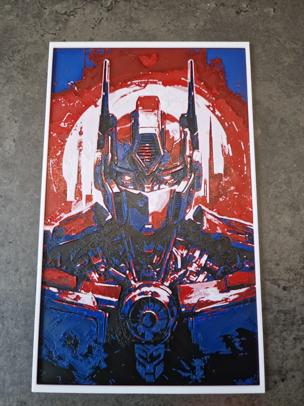 Optimus Prime Hueforge by Edelassi - MakerWorld