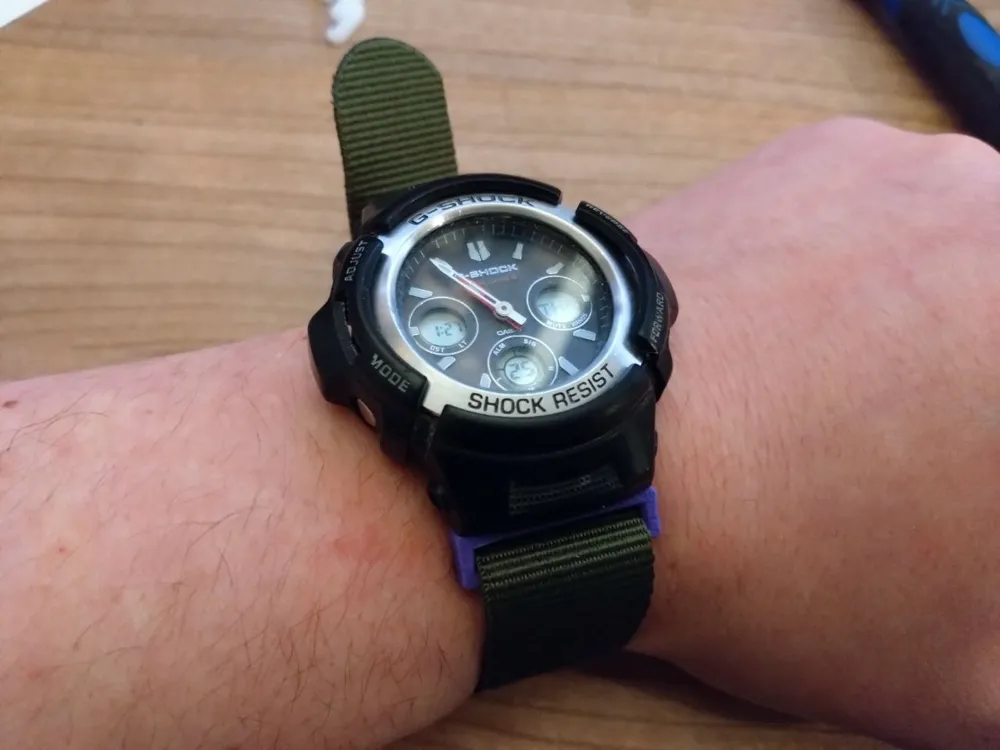 Casio G-Shock AWG-M100 Nato / Zulu Adapter by ueda - MakerWorld
