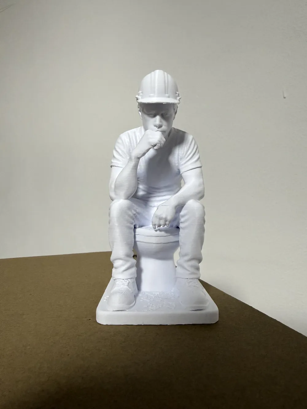 young thinker toilet - Free 3D Print Model - MakerWorld