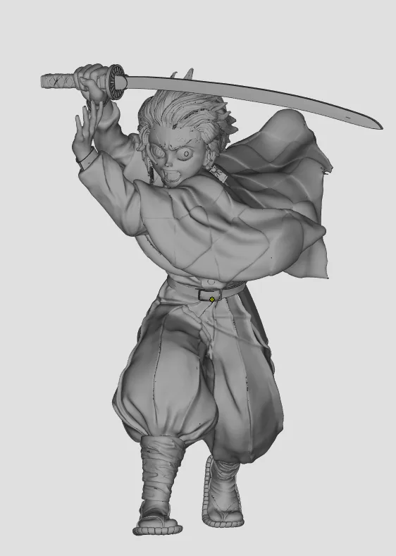 Demon Slayer Kamado Tanjiro Battle Stance by Broken MakerWorld ...