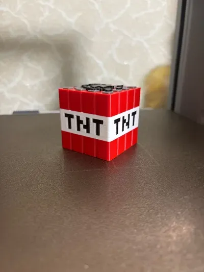 Minecraft TNT Decor by JustEhanMakerWorld: Download Free 3D Models