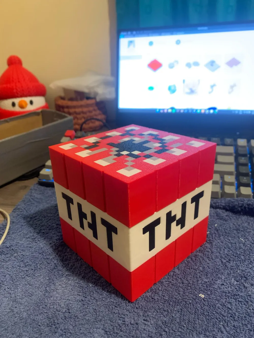 Minecraft TNT Decor by JustEhanMakerWorld: Download Free 3D Models