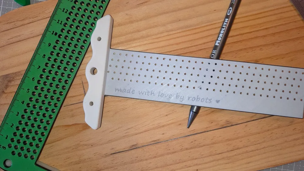 Parallel Marking Gauge / Scriber / Ruler - Free 3D Print Model - MakerWorld