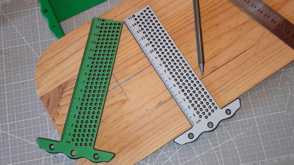 Parallel Marking Gauge / Scriber / Ruler - Free 3D Print Model - MakerWorld