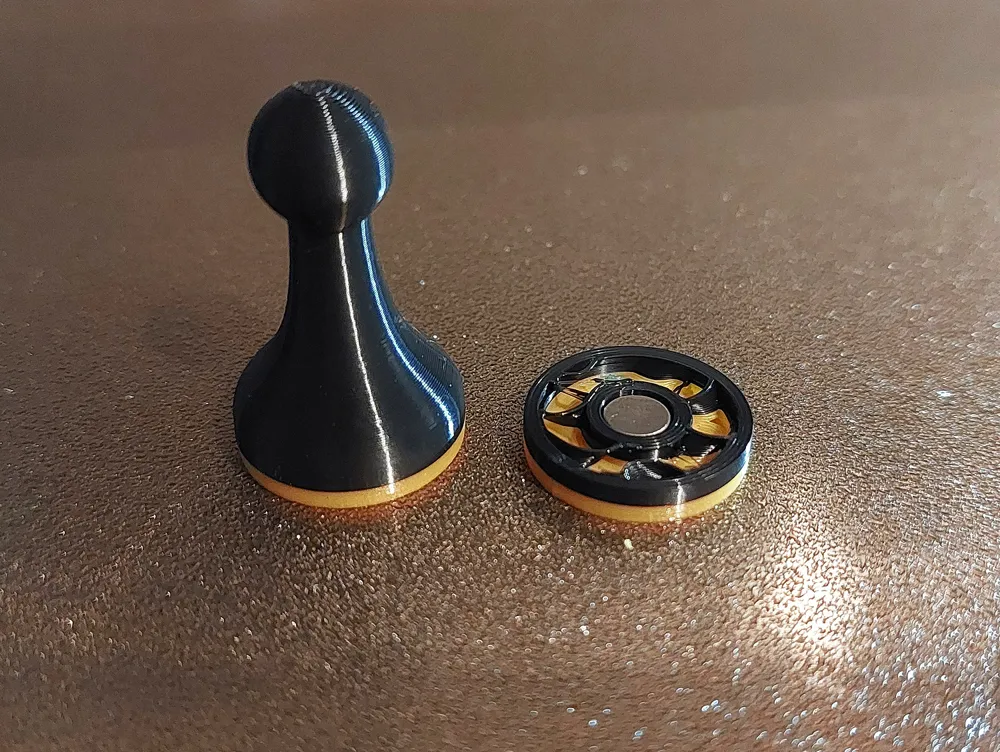 Magnetic Chess Board + Set by monkeyzav - MakerWorld