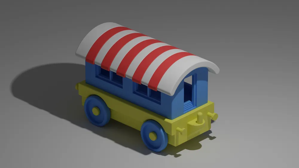 Toy Train Set by FallenAngel MakerWorld: Download Free 3D Models