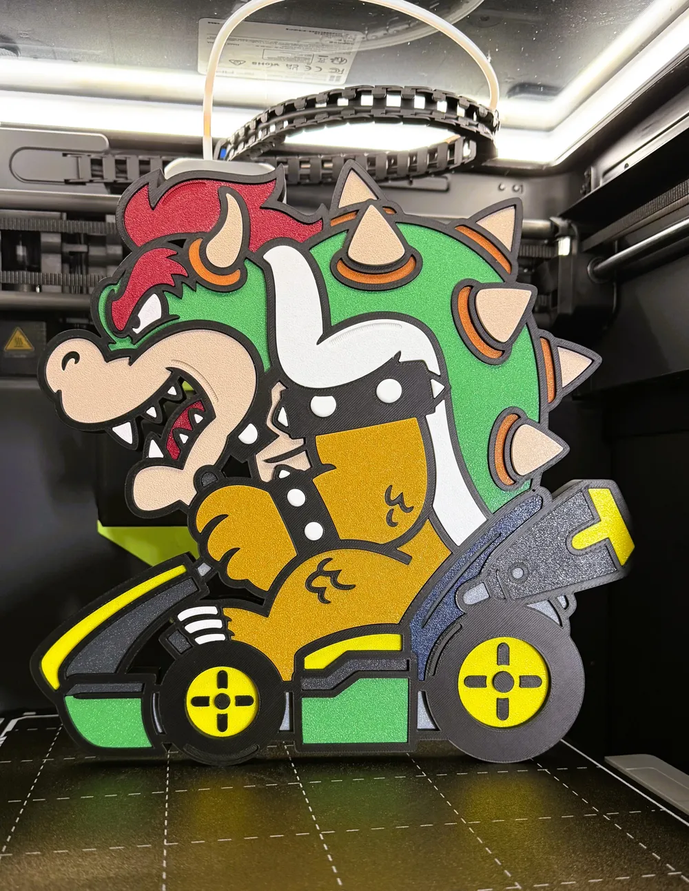 Decoración de Pared Bowser Kart (SIN AMS - Multiparte) por ItsBryy3D ...