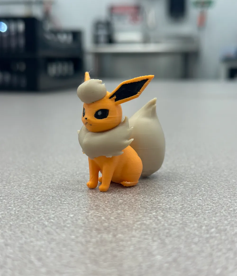 Chibi Flareon - Free 3D Print Model - MakerWorld