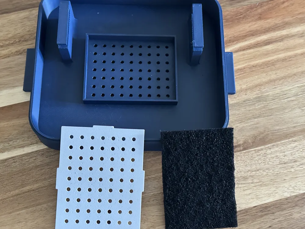 Kitchen Food Waste Storage Bin with filter by Studio Luxe - MakerWorld