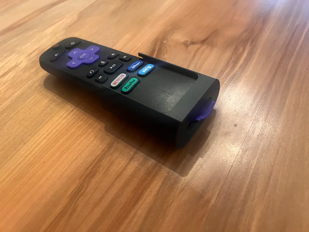 Roku Remote Holder V2 - Free 3D Print Model - MakerWorld