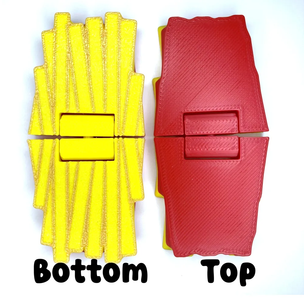 French Fries Flip and Twist Fidget Toy