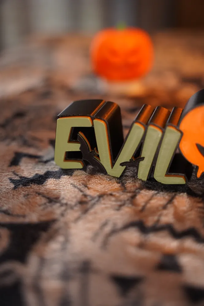 Evil Pumpkin - Logo - Free 3D Print Model - MakerWorld