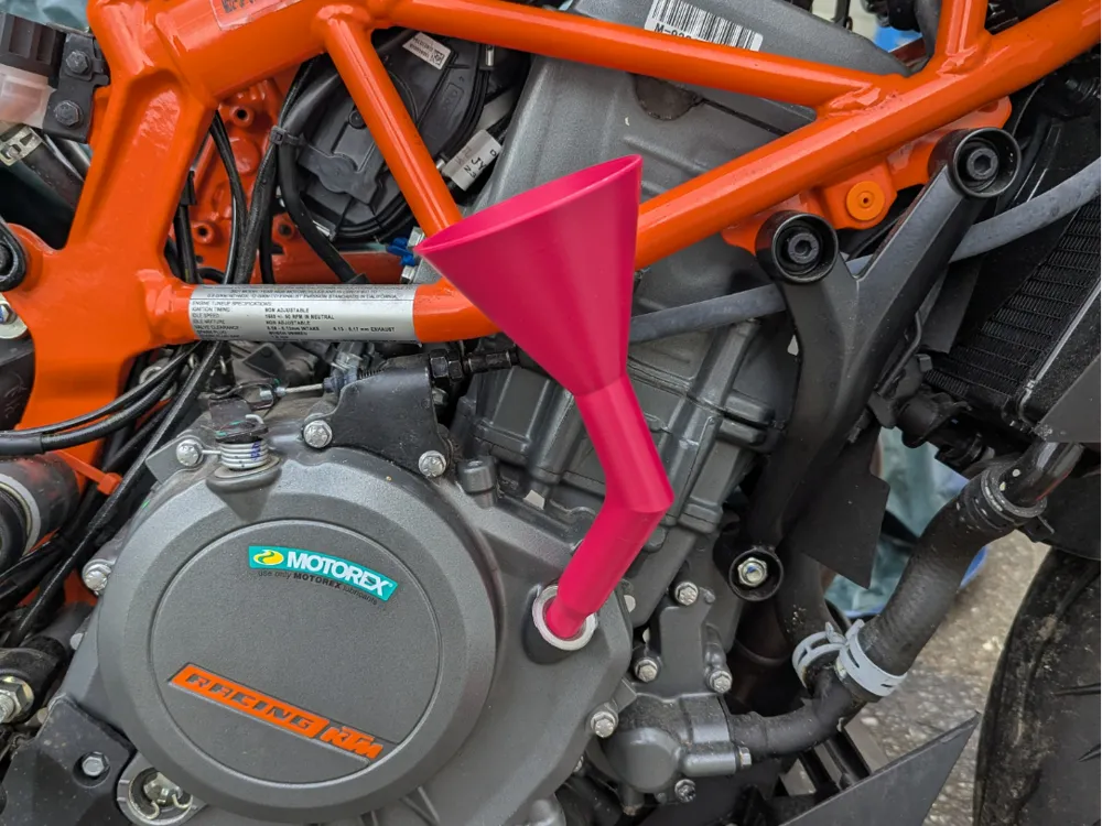 Motorcycle Oil Funnel by Mcchdw MakerWorld: Download Free 3D Models