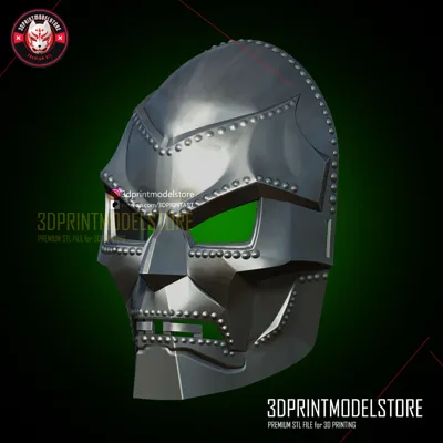 Dr Doom Mask - Marvel Doctor Doom Helmet FREE STL - Free 3D Print Model ...