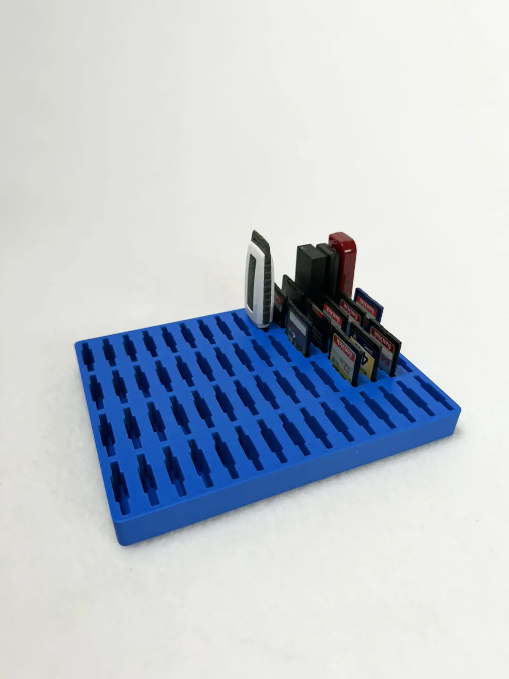 USB and SD Card Organizer 60 slots - Free 3D Print Model - MakerWorld