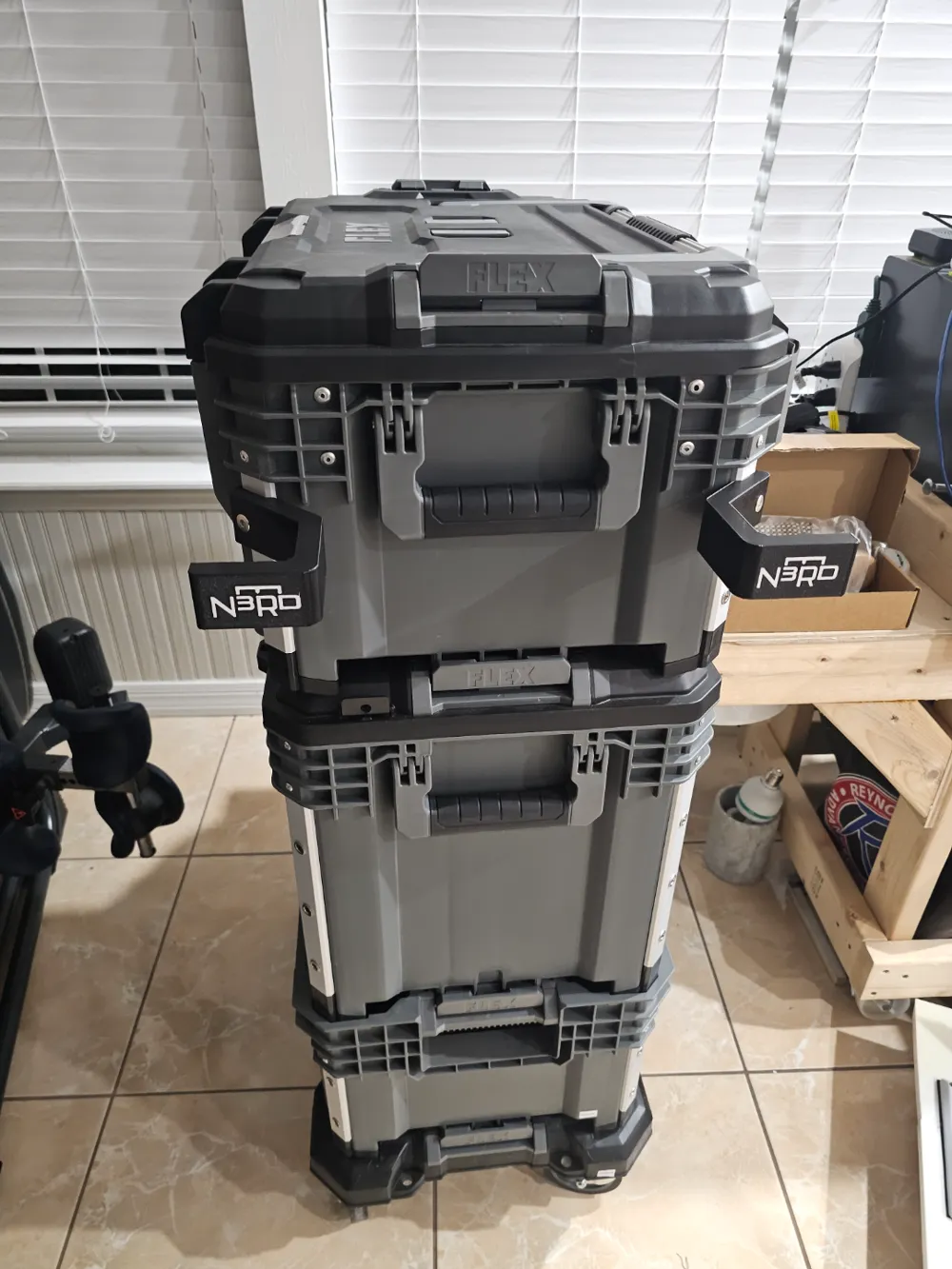 FLEX Stack Pack Extension Cord Holder by N3RD solutions - MakerWorld