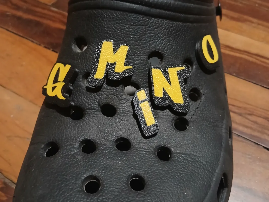 Graffiti Alphabet Crocs Charm Jibbitz - Free 3D Print Model - MakerWorld