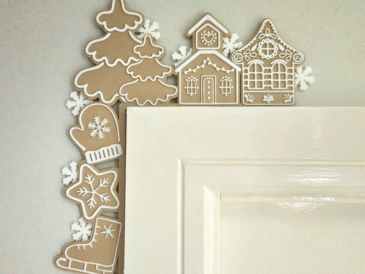 Lebkuchen-Weihnachtshaus-Türecke von Jaggeredknife MakerWorld ...