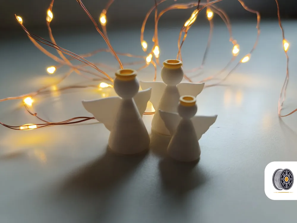 Cute Mini Christmas Angel by Mike.stl - MakerWorld