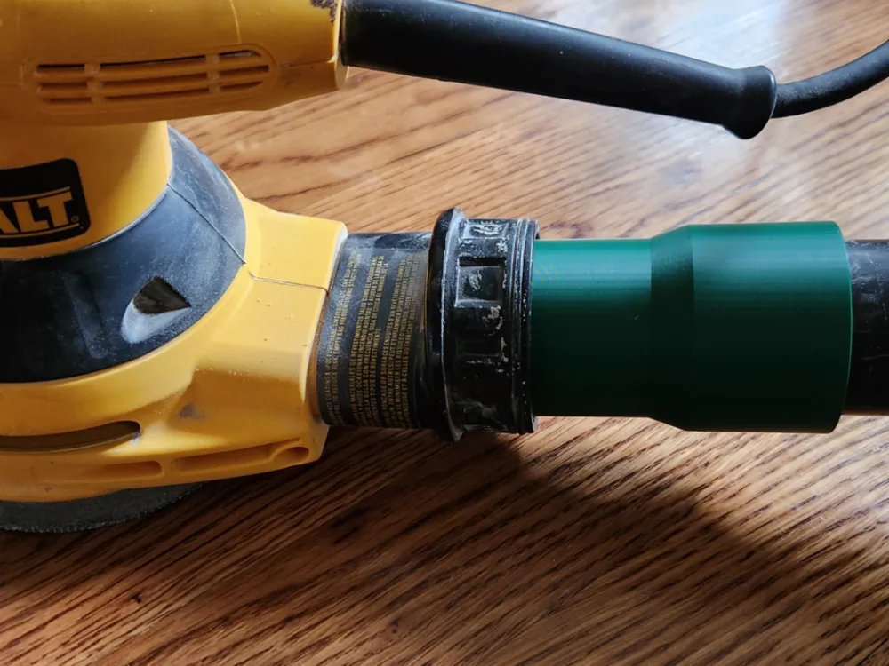 Dewalt Corded Orbital Sander to Ridgid Shop Vac - Free 3D Print Model ...