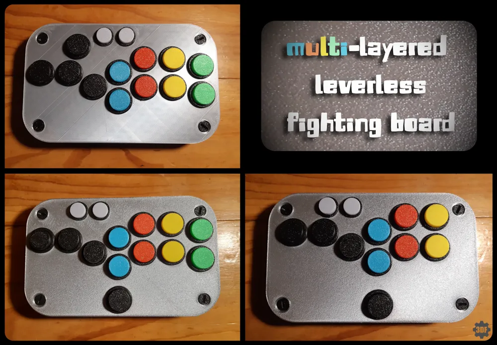 Multi-Layered Leverless Fighting Board / Fightbox by 3DFreeman - MakerWorld