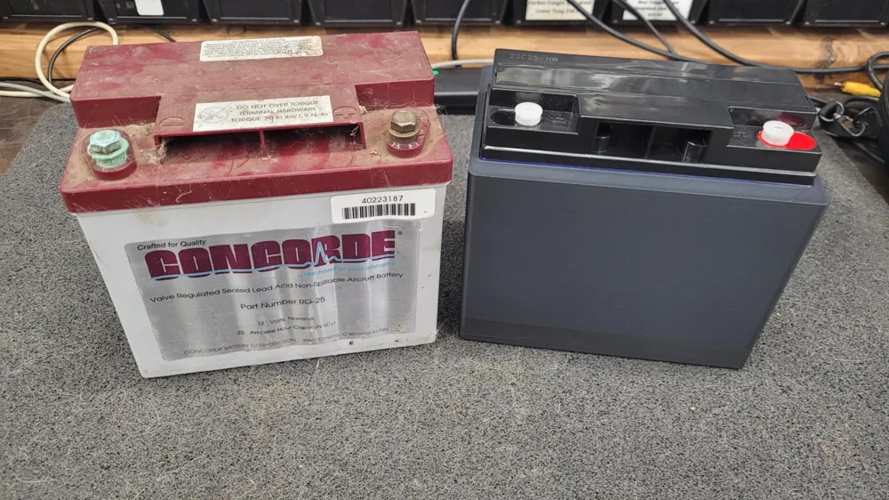 Mighty Max ML22-12 680 to U1 Battery Box Adapter - Free 3D Print Model ...