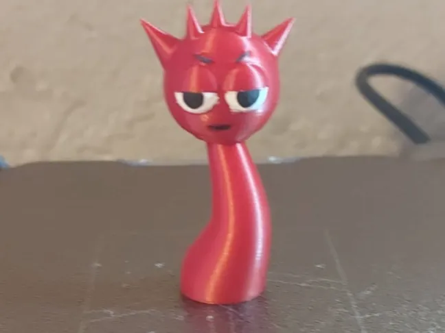 Raddy AKA The RED Sprunki Model 6cm - Free 3D Print Model - MakerWorld