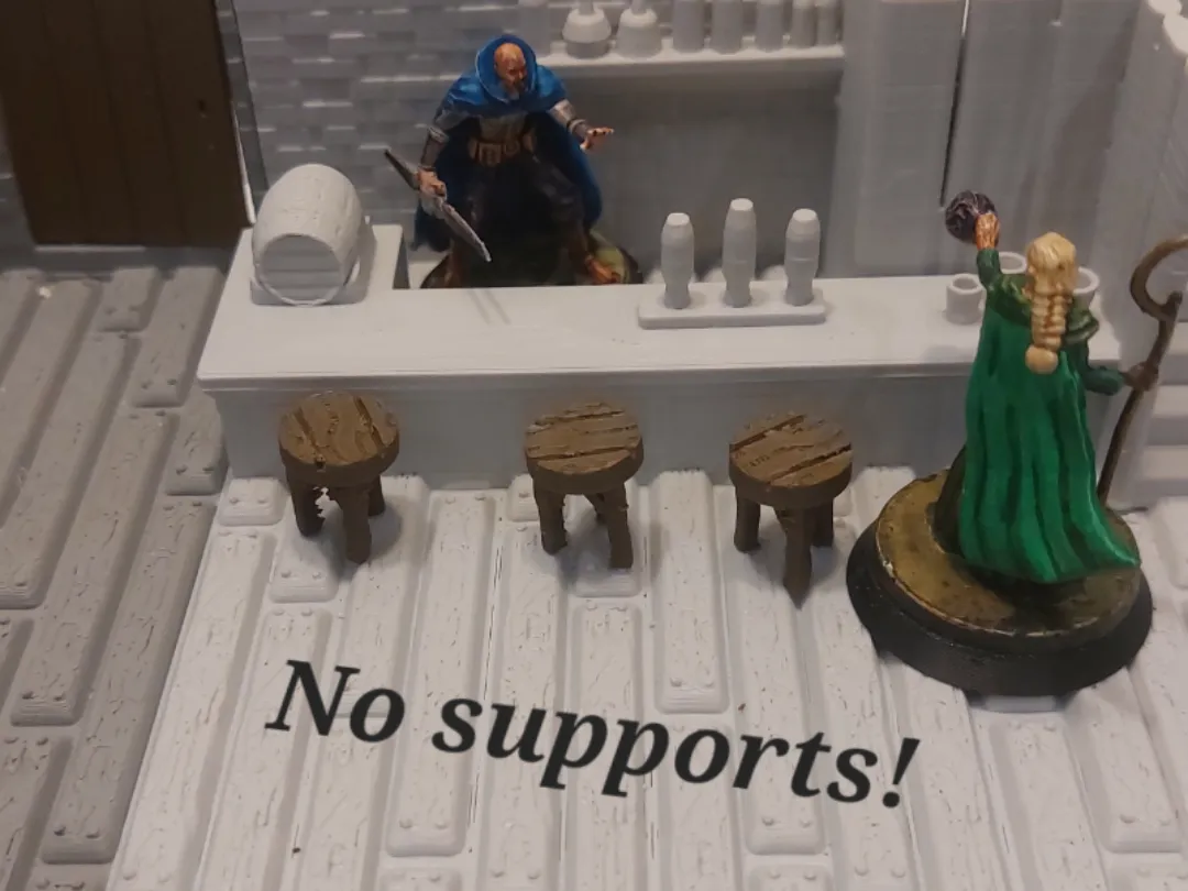 DnD Barstool / Barb's Improvised Weapon D&D Scene - Free 3D Print Model ...