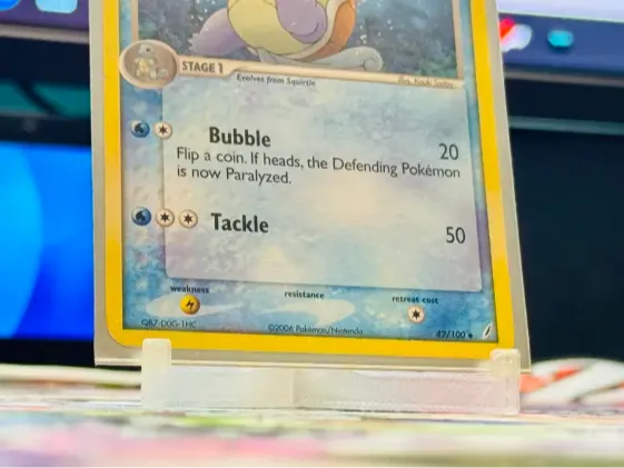 Flat / Folding Pokemon Card stand - Free 3D Print Model - MakerWorld