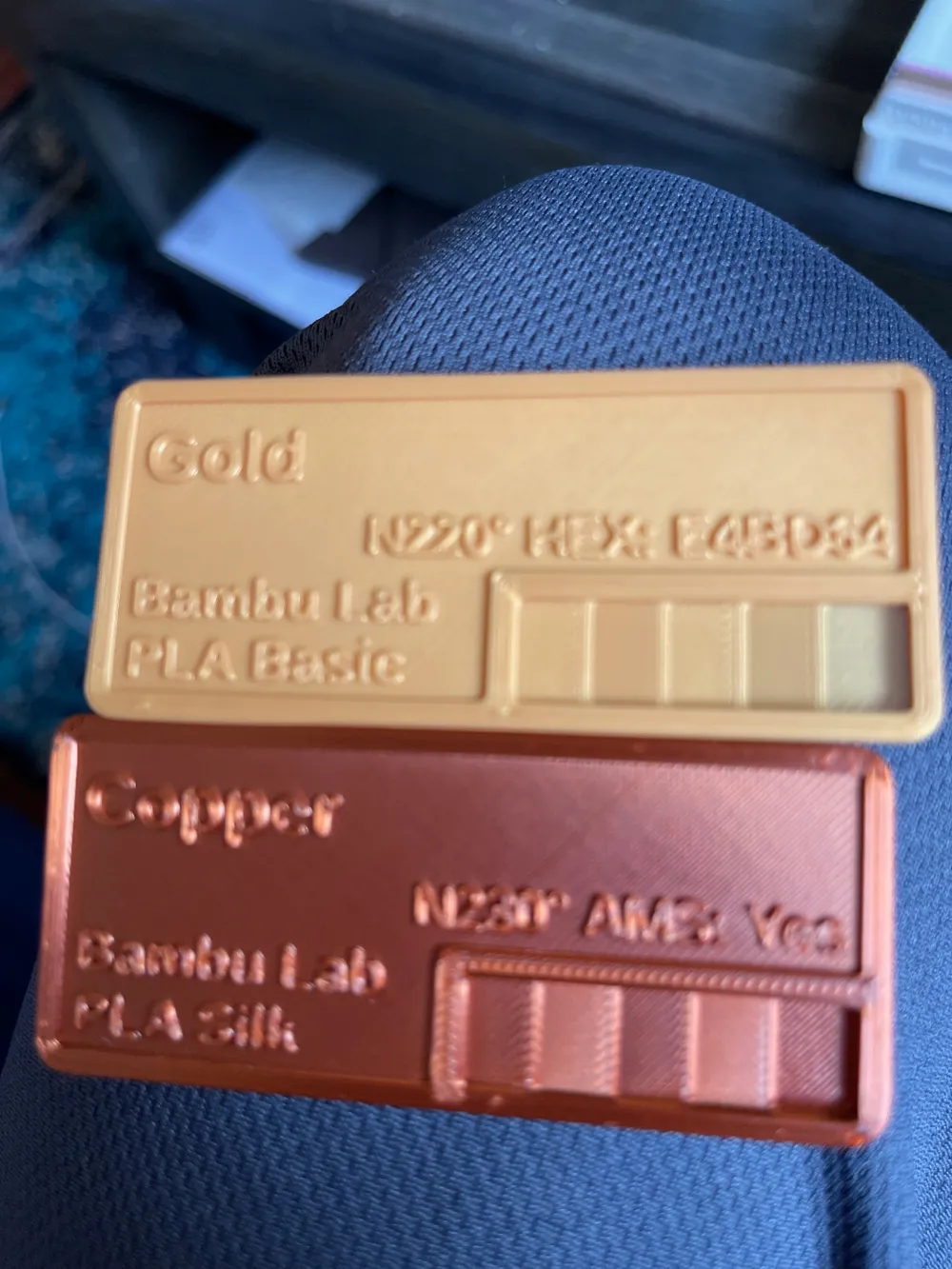 Filament Swatch Samples - With Hex Color Codes Remixed by John Hoke ...