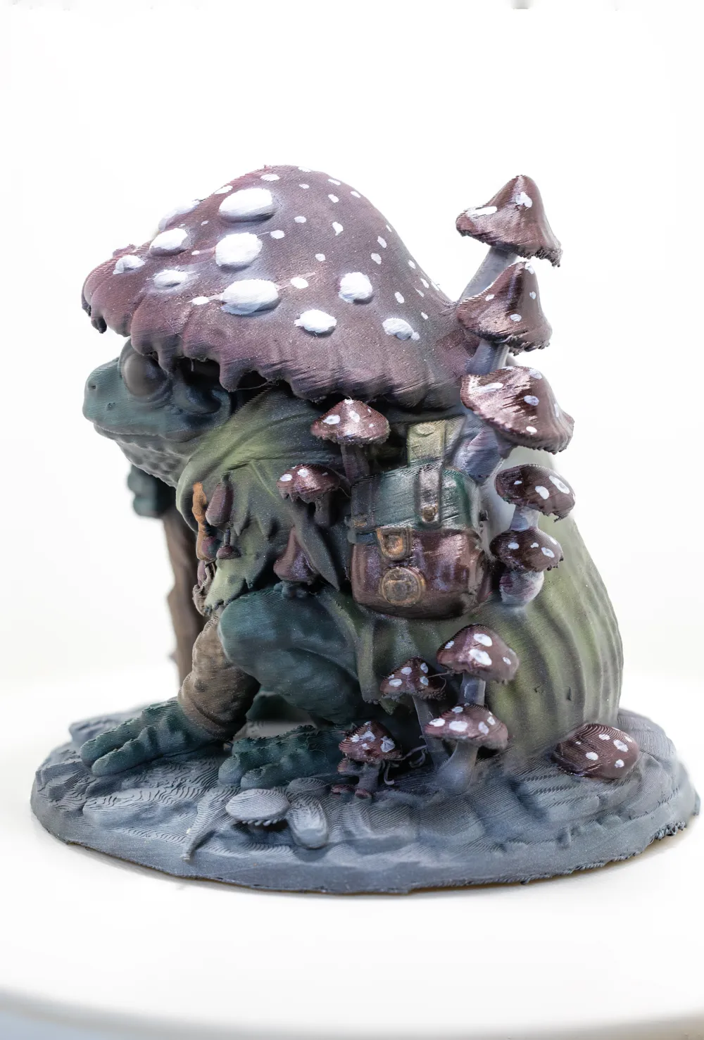 Mushroom Frog Wanderer - Free 3D Print Model - MakerWorld