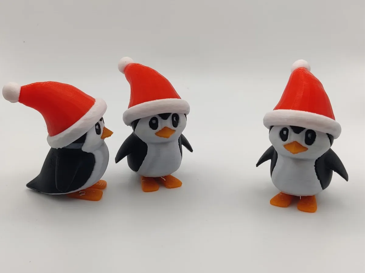 Piccolo pinguino natalizio da 3DPrototech MakerWorld: Scarica Modelli 3D Gratuiti