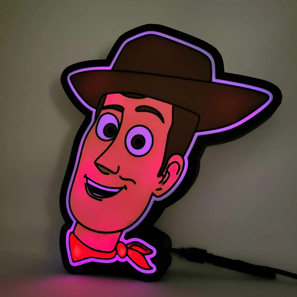 Woody - Toy Story | LED Light Box - Free 3D Print Model - MakerWorld