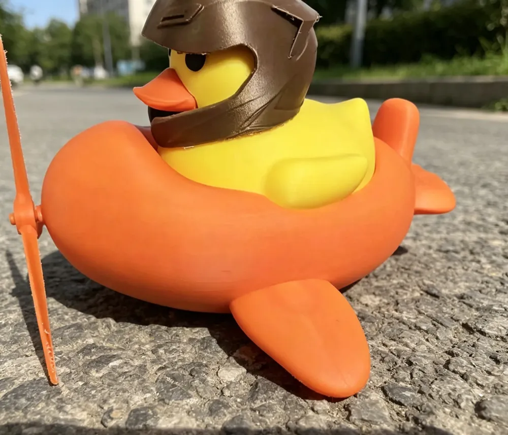 Flying Propeller Duck - Free 3D Print Model - MakerWorld