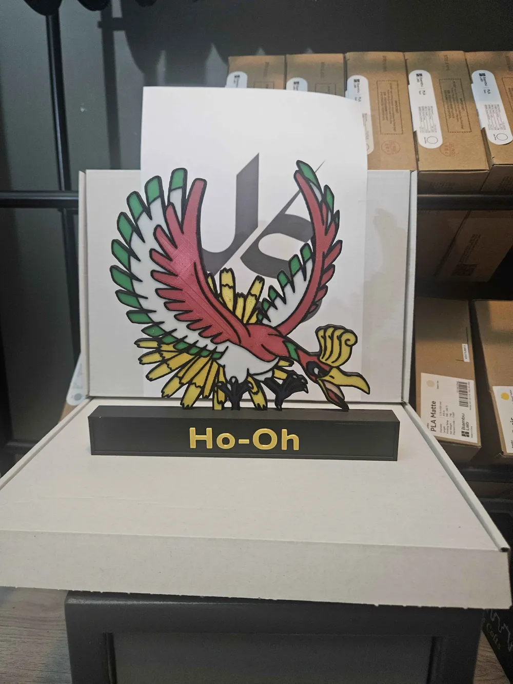 Pokemon Ho-oh Display! - Free 3D Print Model - MakerWorld