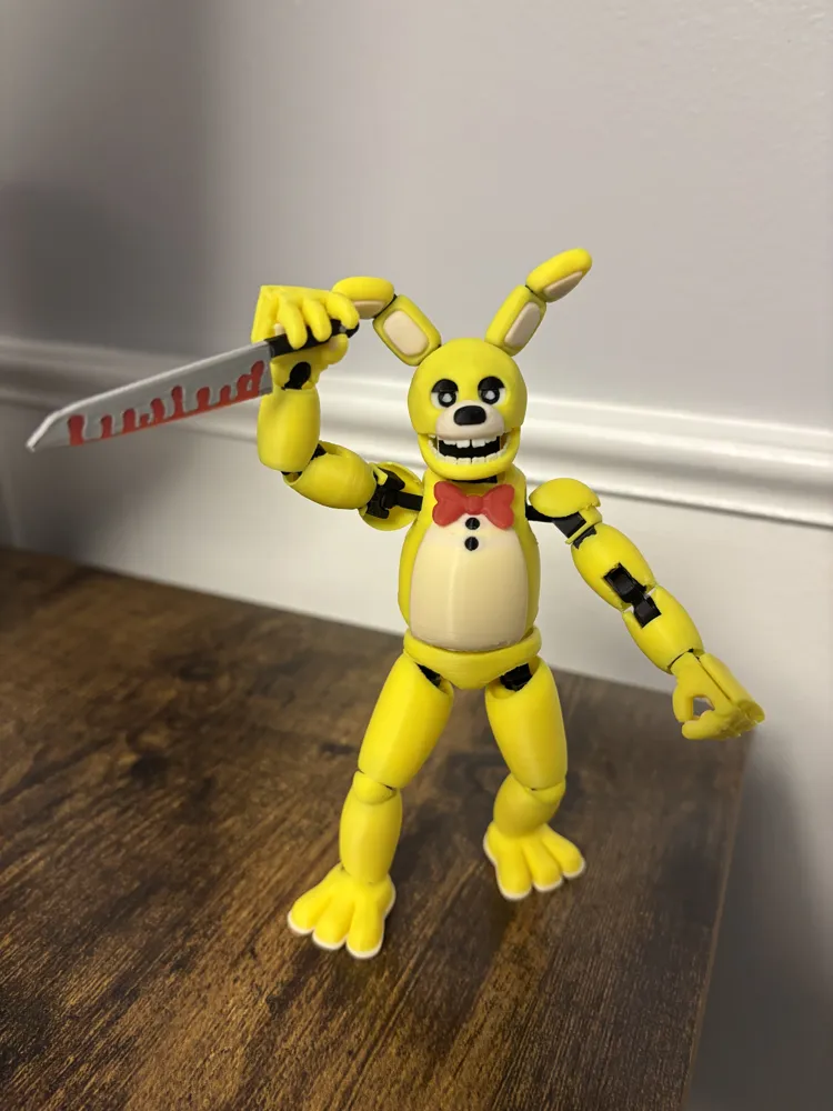 Spring Bonnie Dummy 13 - Free 3D Print Model - MakerWorld
