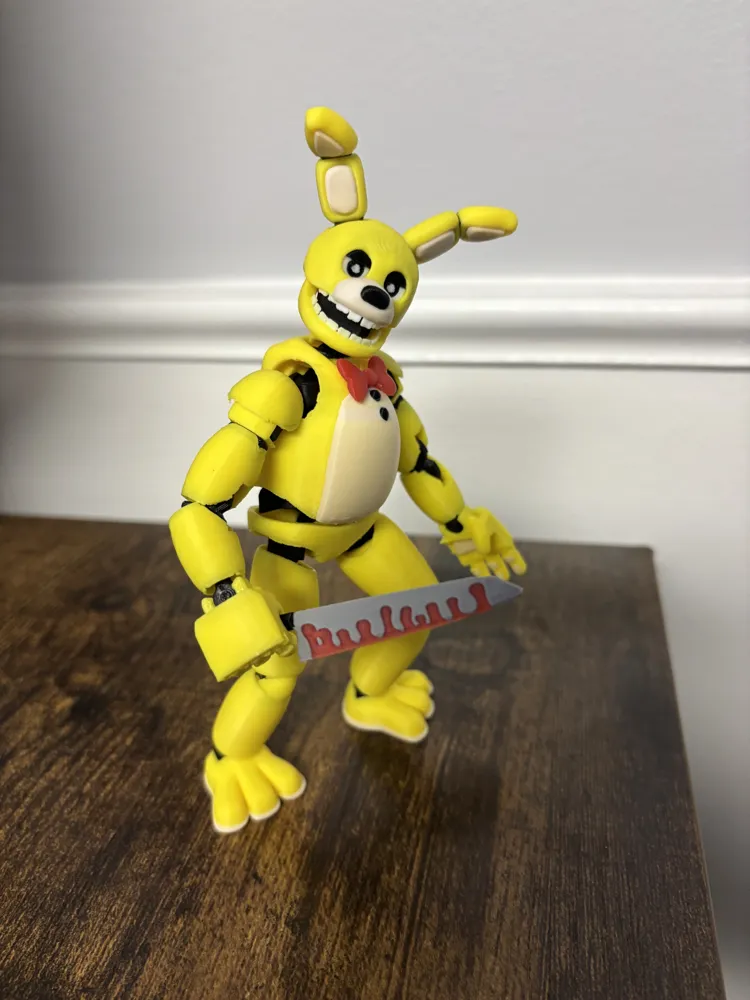 Spring Bonnie Dummy 13 - Free 3D Print Model - MakerWorld