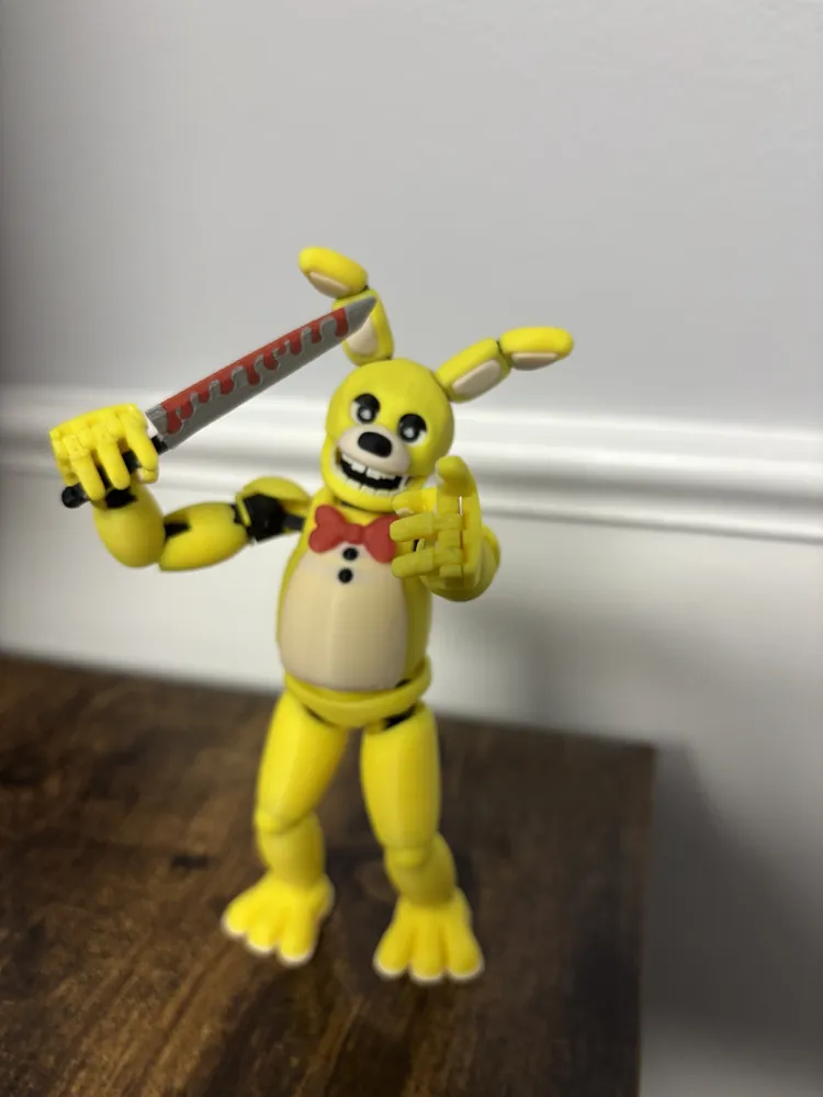 Spring Bonnie Dummy 13 - Free 3D Print Model - MakerWorld