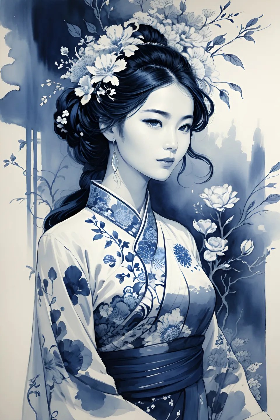 Blue Geisha by Proper3dprints - MakerWorld