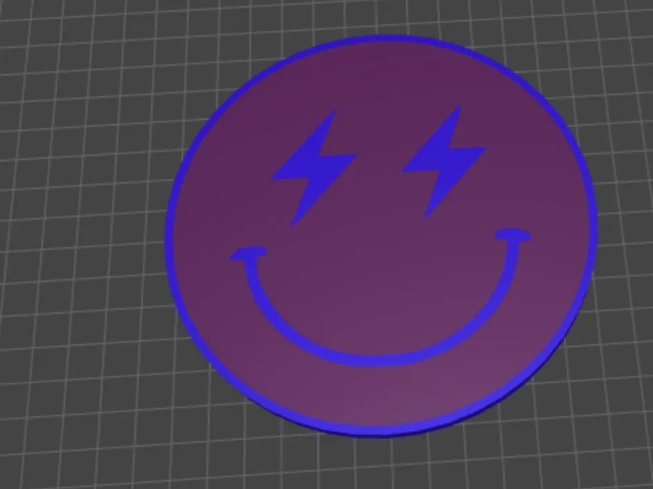 Preppy smiley face by PLA-ful Prints - MakerWorld