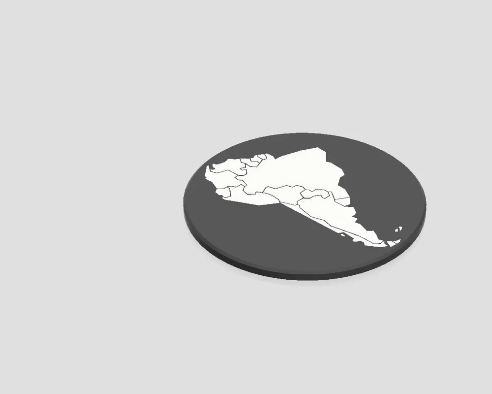 Continent Coasters Flat AMS by Marcel - MakerWorld