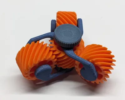 4 Gears Fidget Spinner Remixed by Staiy3D - MakerWorld