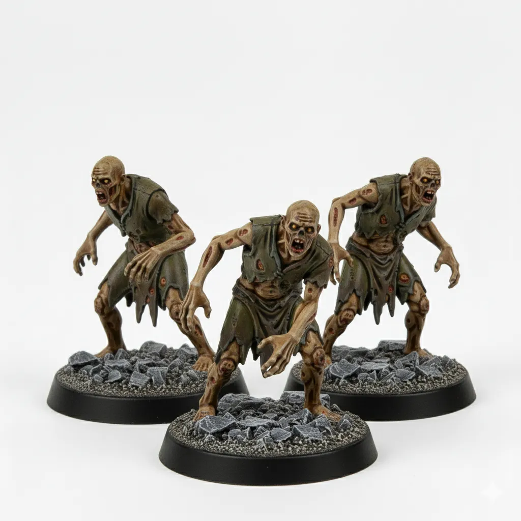 D&D Miniature: Zombie Set by Pax Prints MakerWorld: Download Free 3D Models