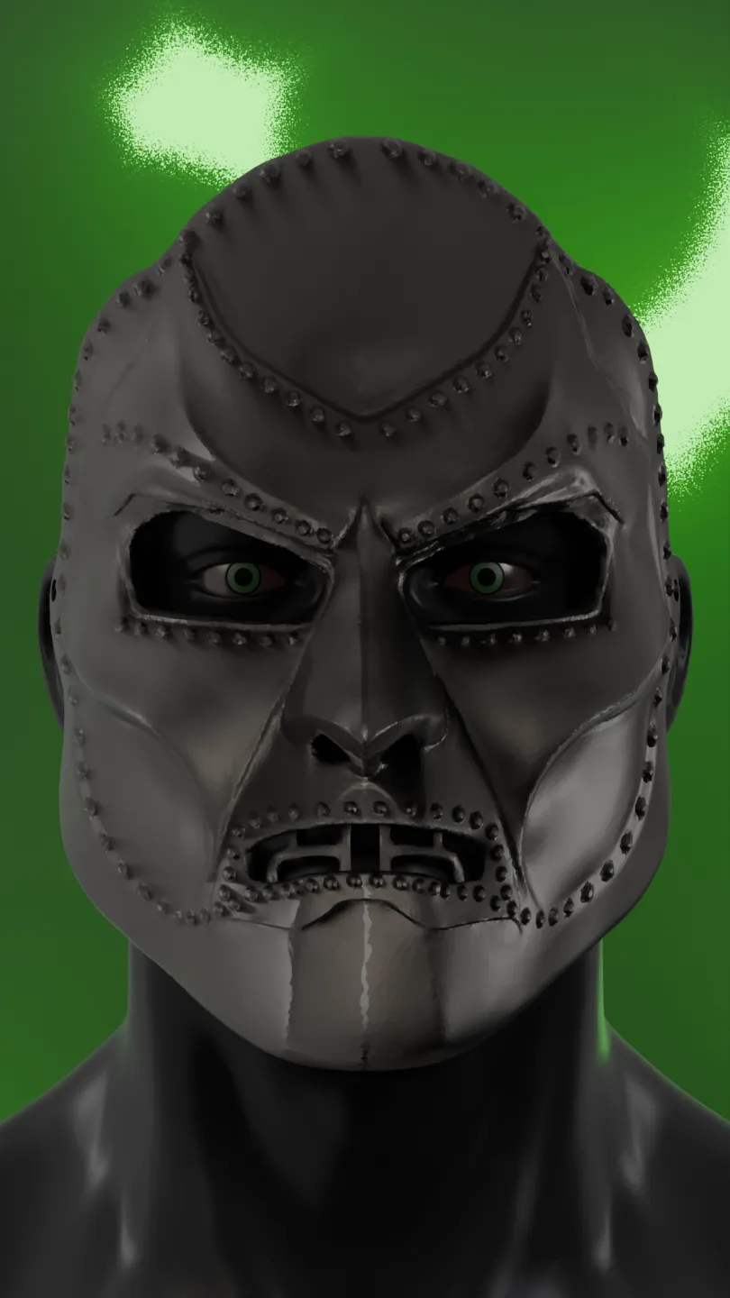 Dr Doom wearable mask by Nico - MakerWorld