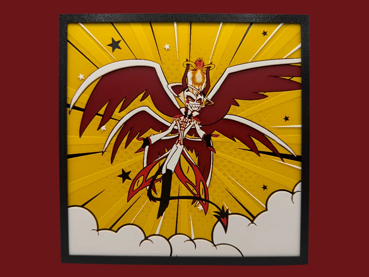 Lucifer Morningstar - Hazbin Hotel - Free 3D Print Model - MakerWorld